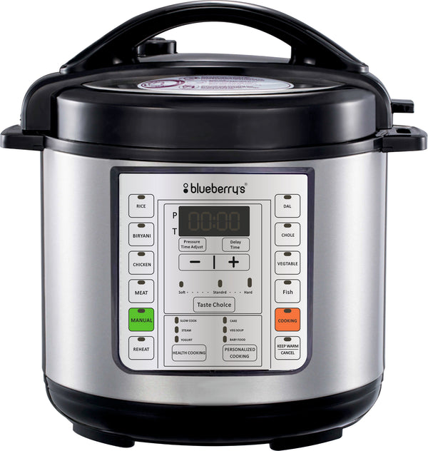 Electric Pressure Cooker 4-Liter, 800-Watts – Blueberry's